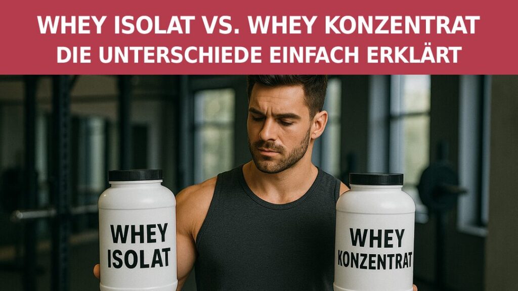 Whey Isolat vs. Whey Konzentrat – Die Unterschiede einfach erklärt