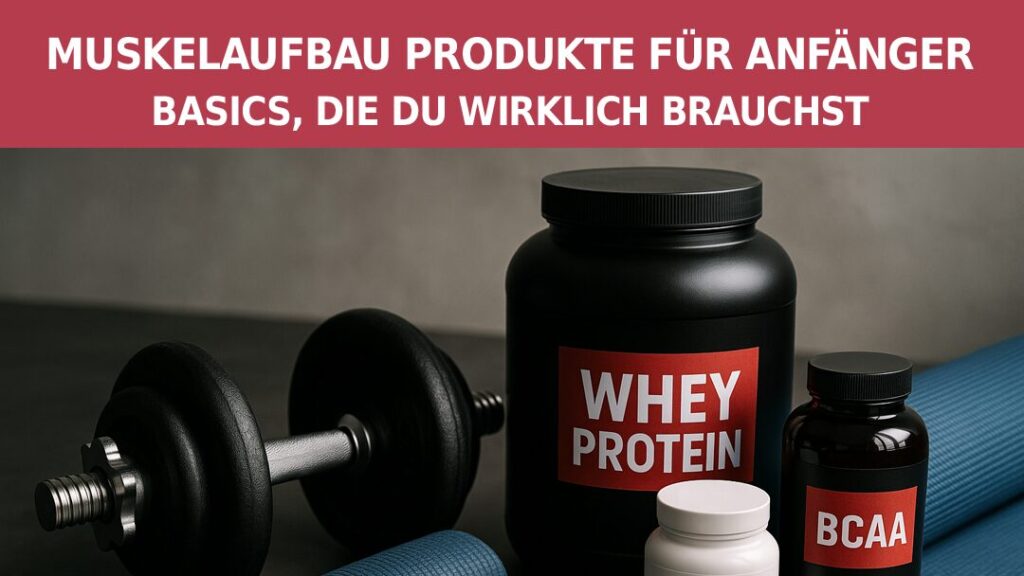 Muskelaufbau Produkte für Anfänger – Basics, die du wirklich brauchst